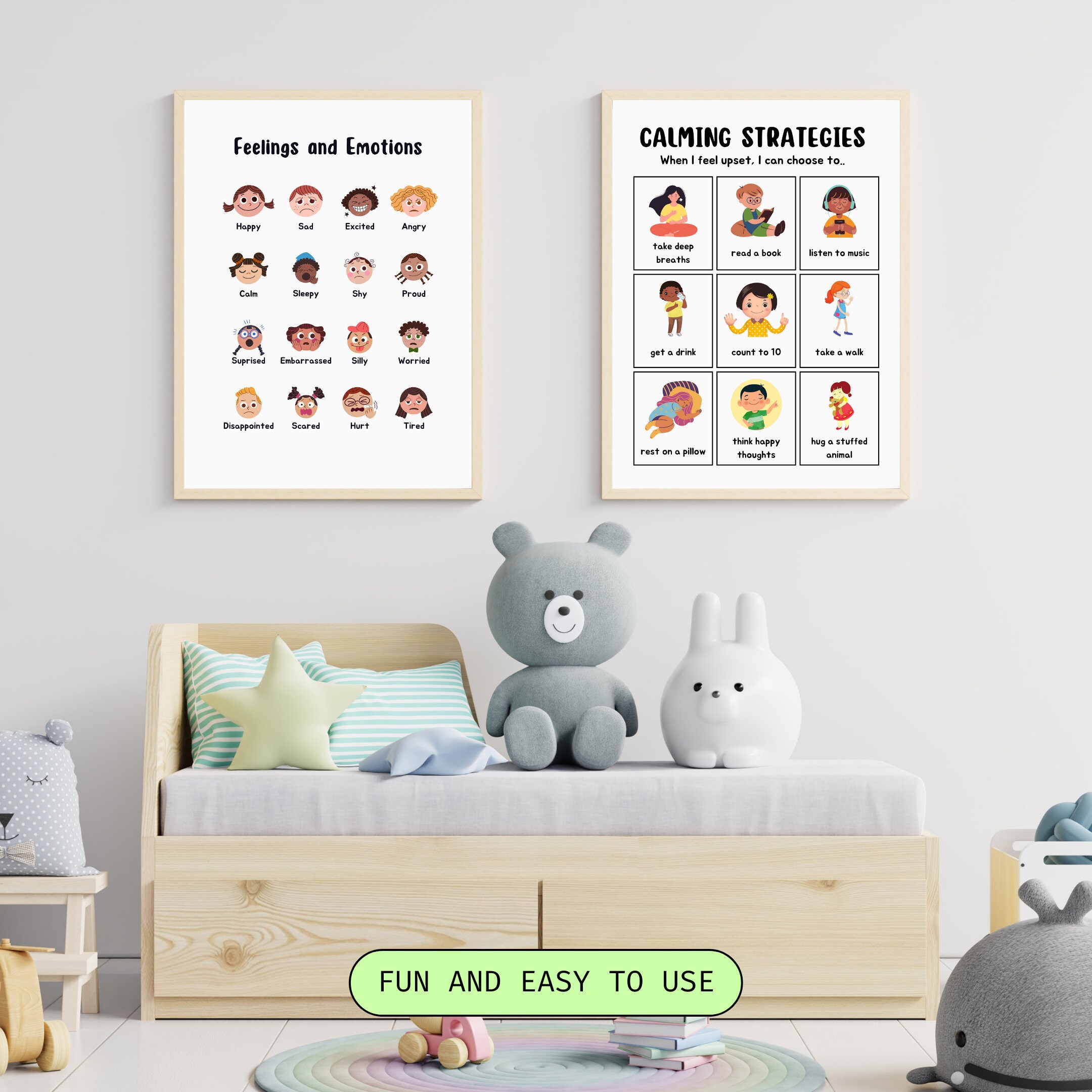 Feelings Poster, Calming Techniques, Calming Corner, Emotions Chart ...