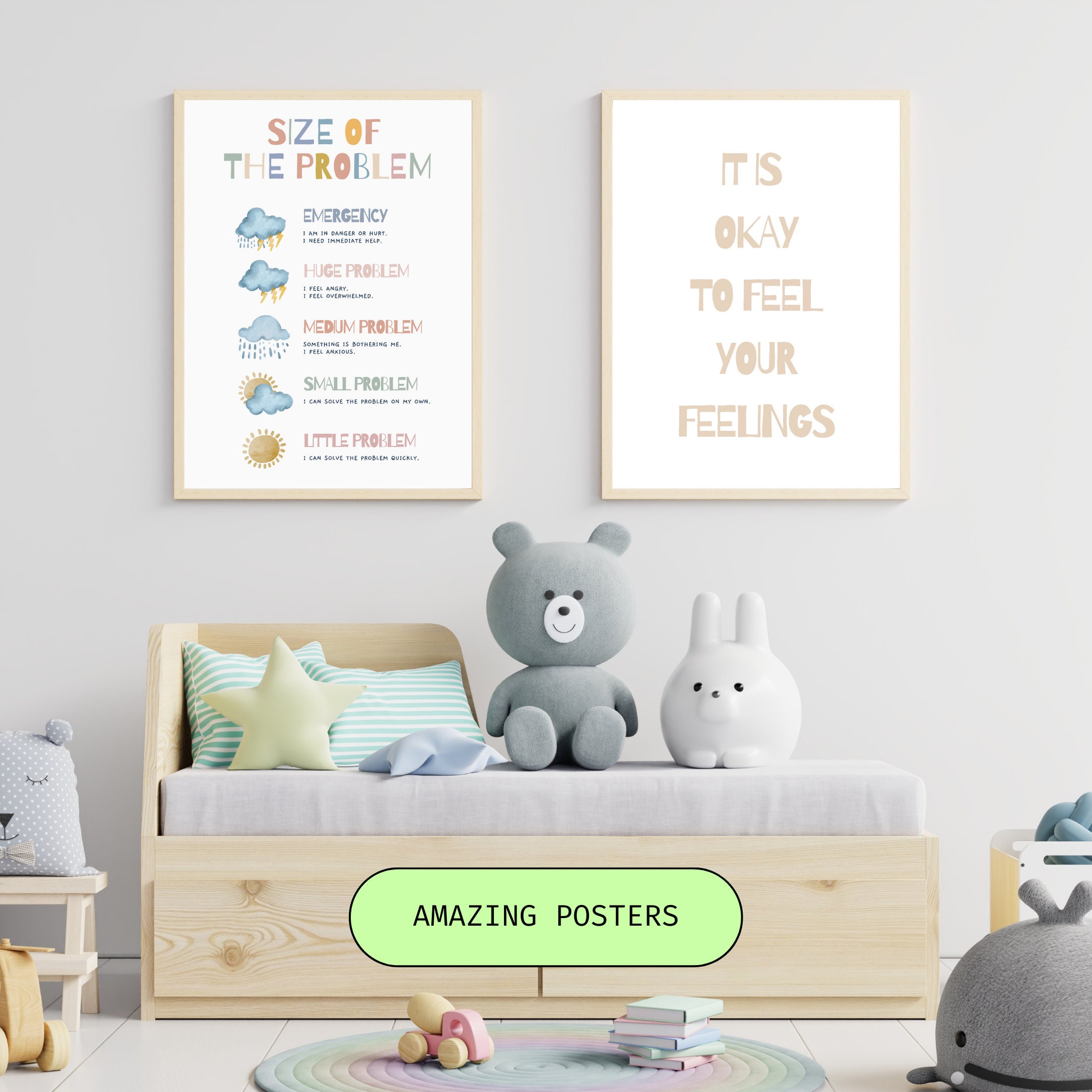 30 Calming Corner Classroom Boho Calm Down Printable Decor Wall Art ...