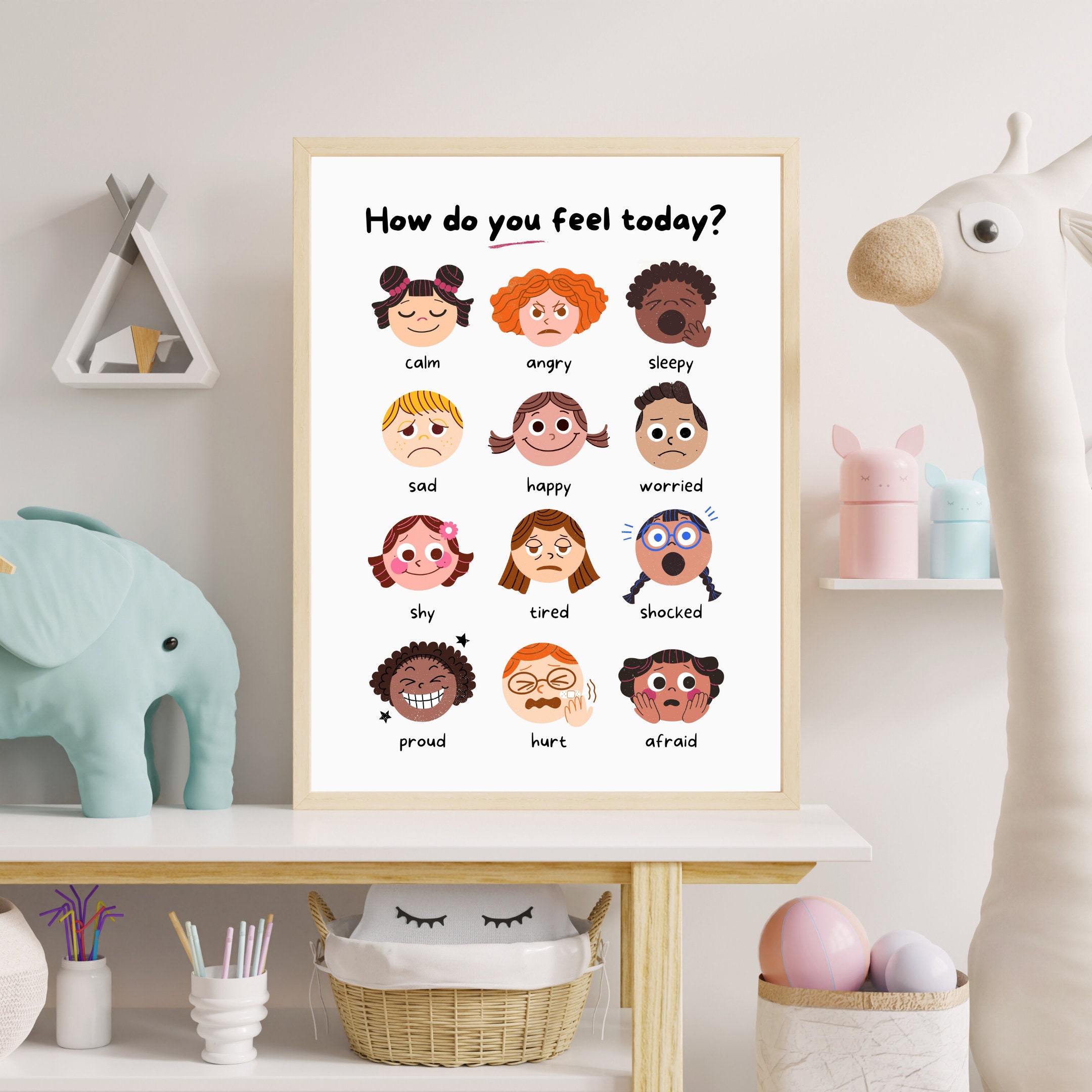 Feelings Poster, Calming Techniques, Calming Corner, Emotions Chart ...