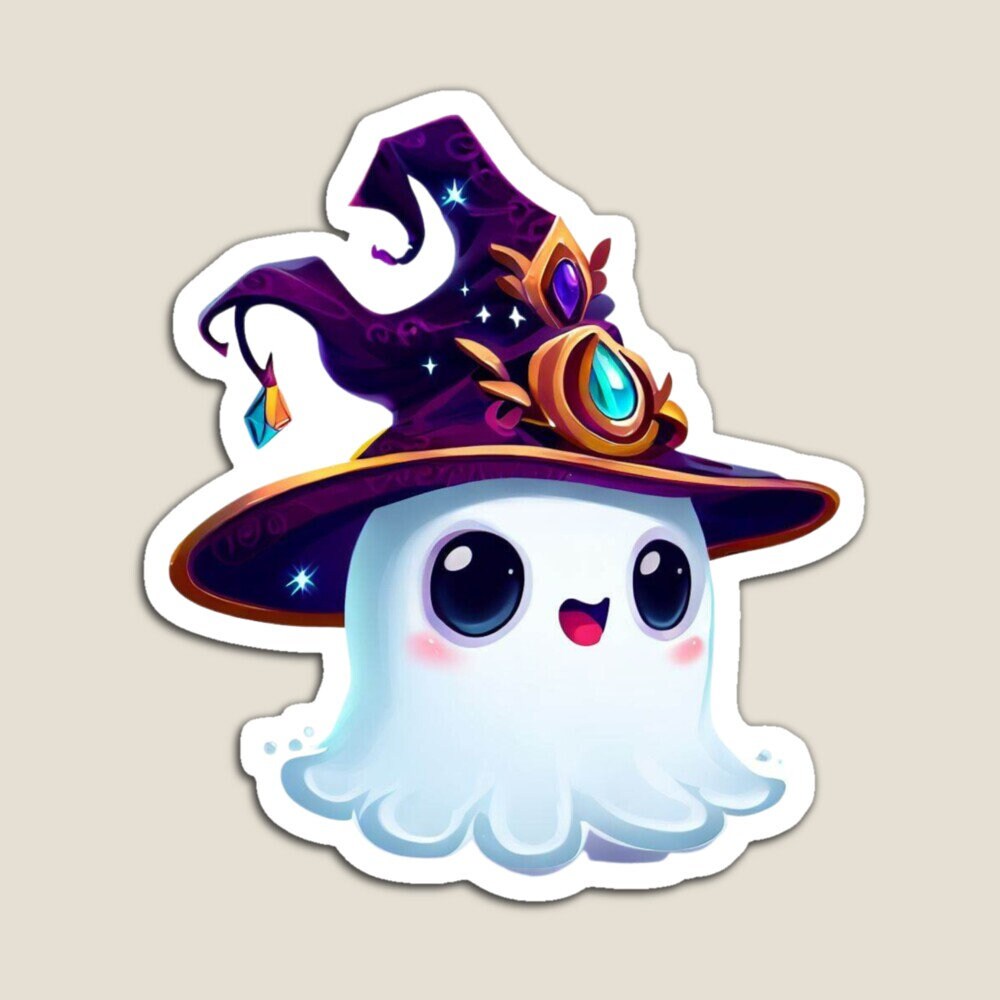 Cute Little Ghost Digital Download Adorable Ghost Clipart, Invitations ...