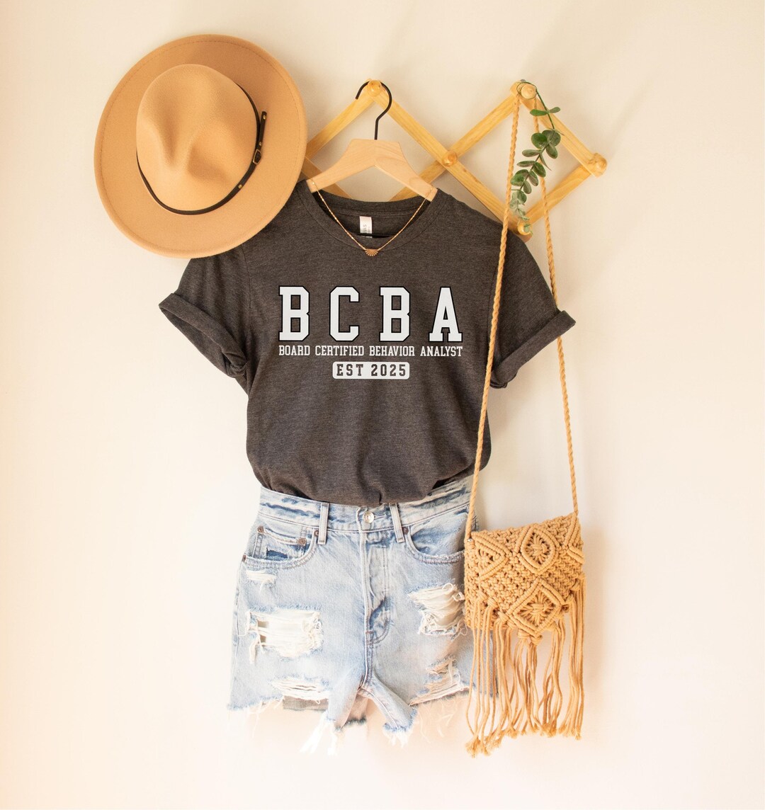 BCBA Shirt, Personalized Behavior Therapy Shirt, BCBA Gifts, ABA ...