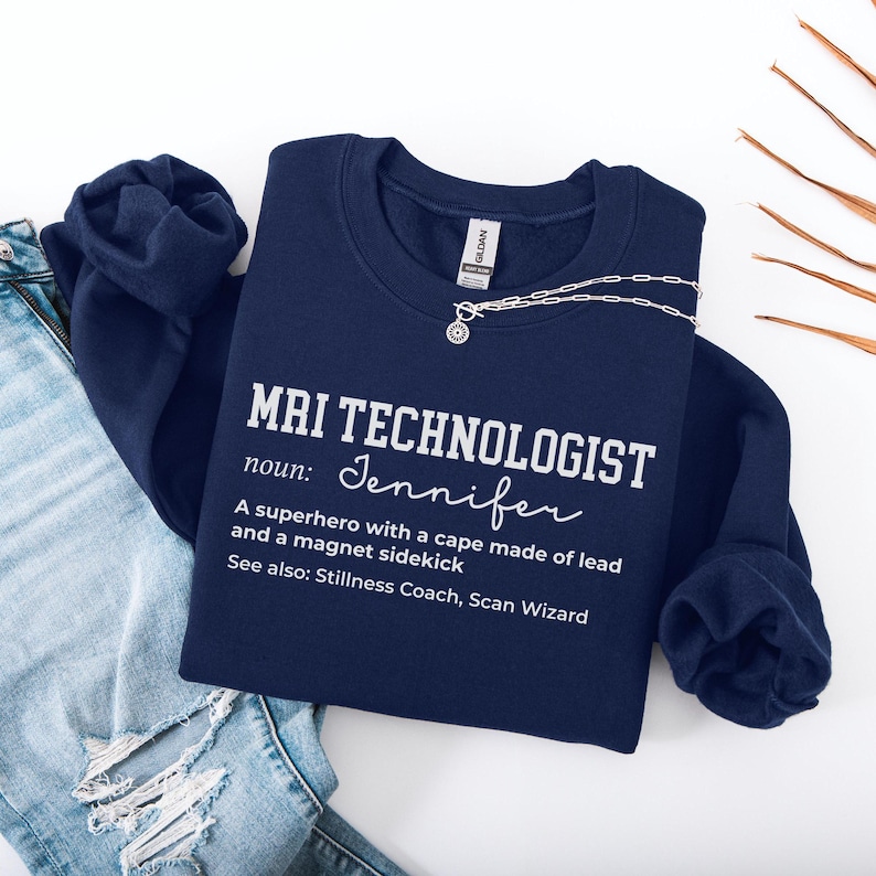 MRI Tech Custom Name Sweatshirt, MRI Technologist Sweatshirt, Rad Tech ...
