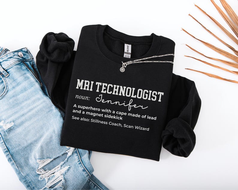 MRI Tech Custom Name Sweatshirt, MRI Technologist Sweatshirt, Rad Tech ...