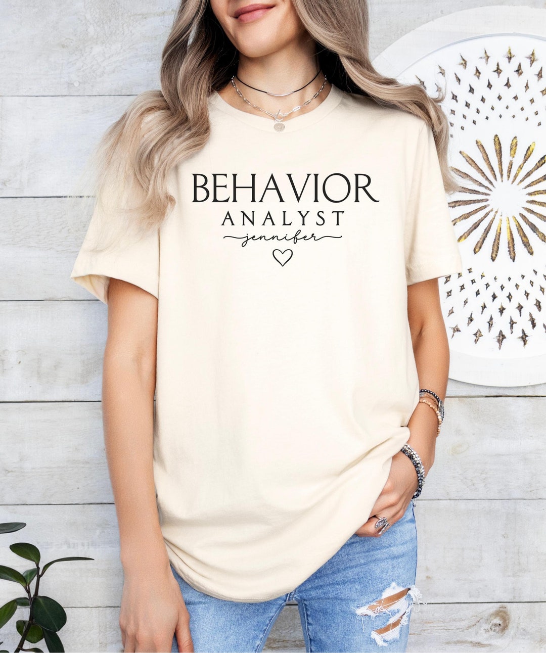 Custom BCBA Shirt, ABA Therapy Shirt, Behavior Therapy Tee, Bcba Gifts ...