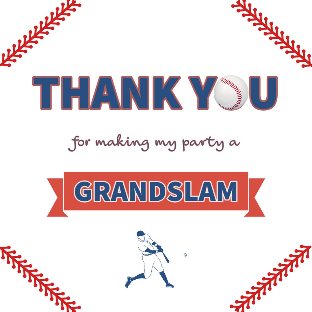 Goody Bag Tags - Baseball Birthday - Etsy