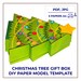 Christmas Tree Gift Box Template: DIY Paper Model (PDF, JPG) - Etsy