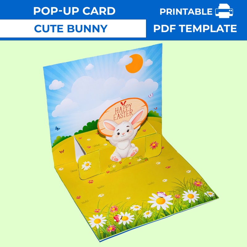 Easter Pop up Card - Etsy
