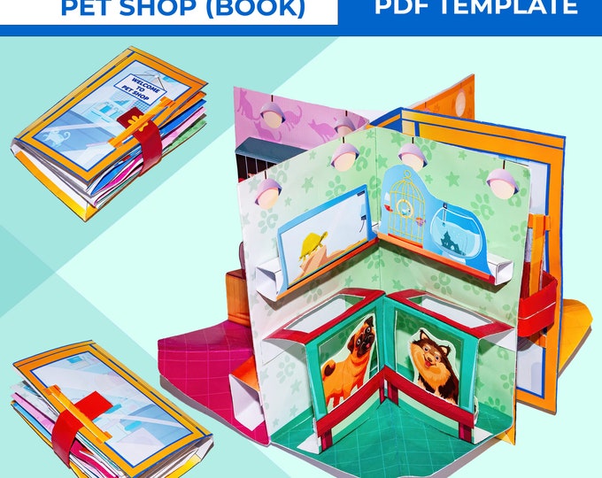 Printable Paper Doll PET SHOP Play Set- Pdf Instant Download- Puppy ...
