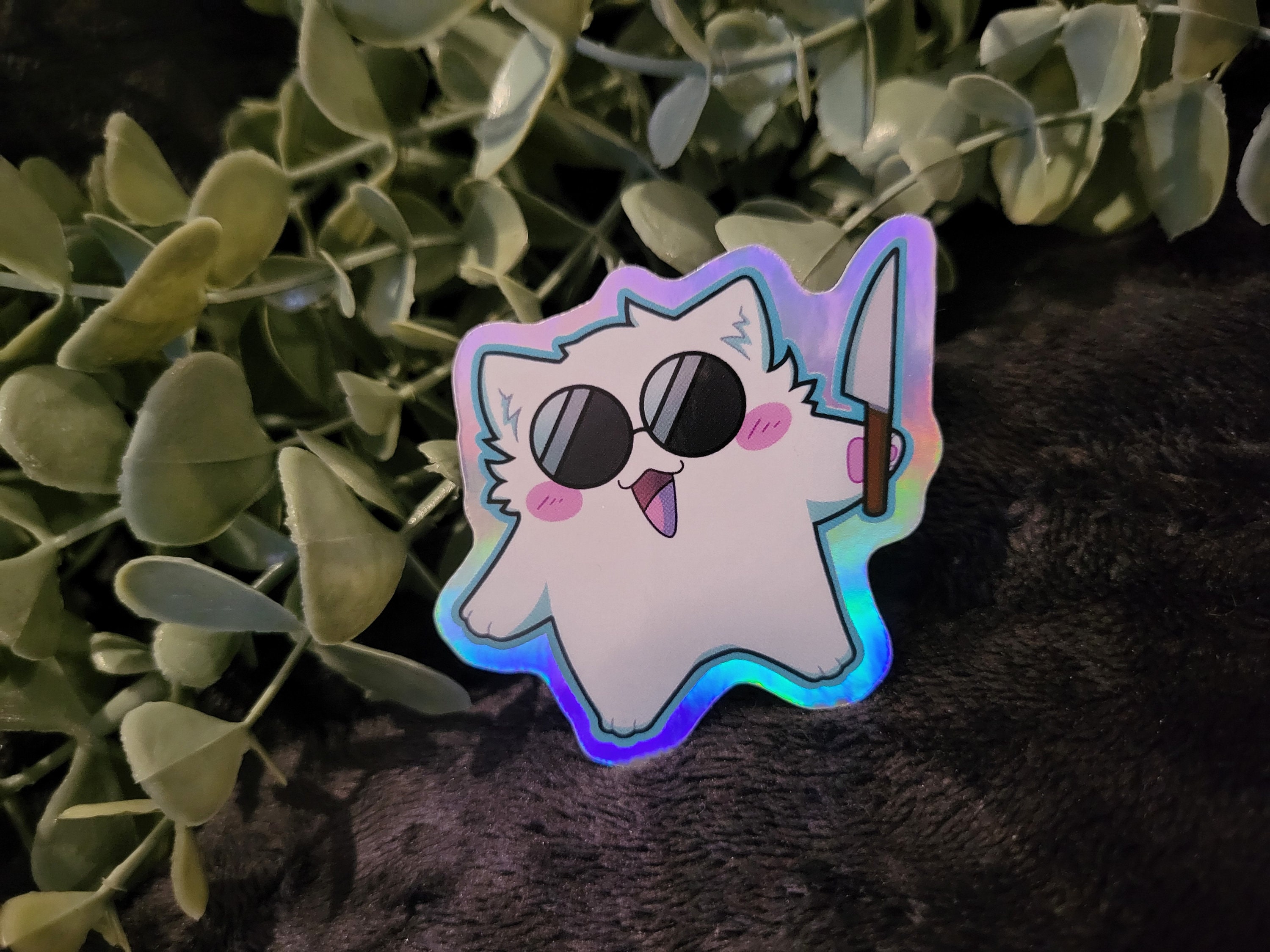 Sticker Gojo Cat - Etsy