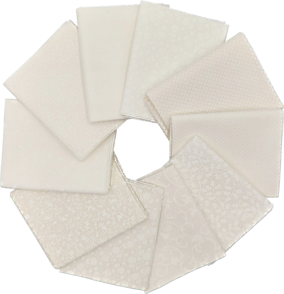 Tone on Tone Fat Quarter Bundle 10 Pack dots & Vines Too - Etsy