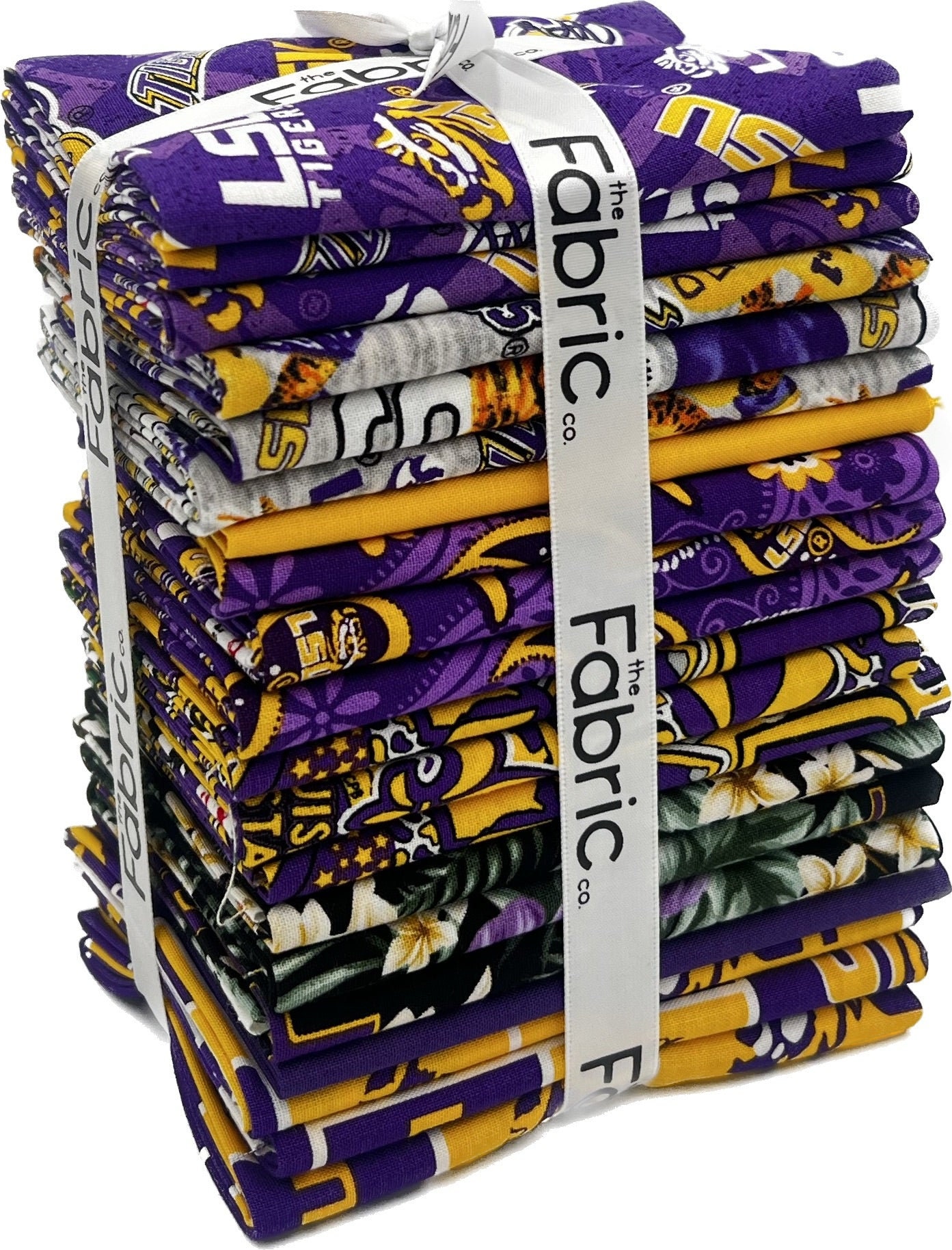 LSU Tigers Fat Quarter Bundle 20 Pack purple & Gold - Etsy