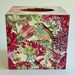 Stephania - Wooden Tissue Box Cover Cube - Etsy