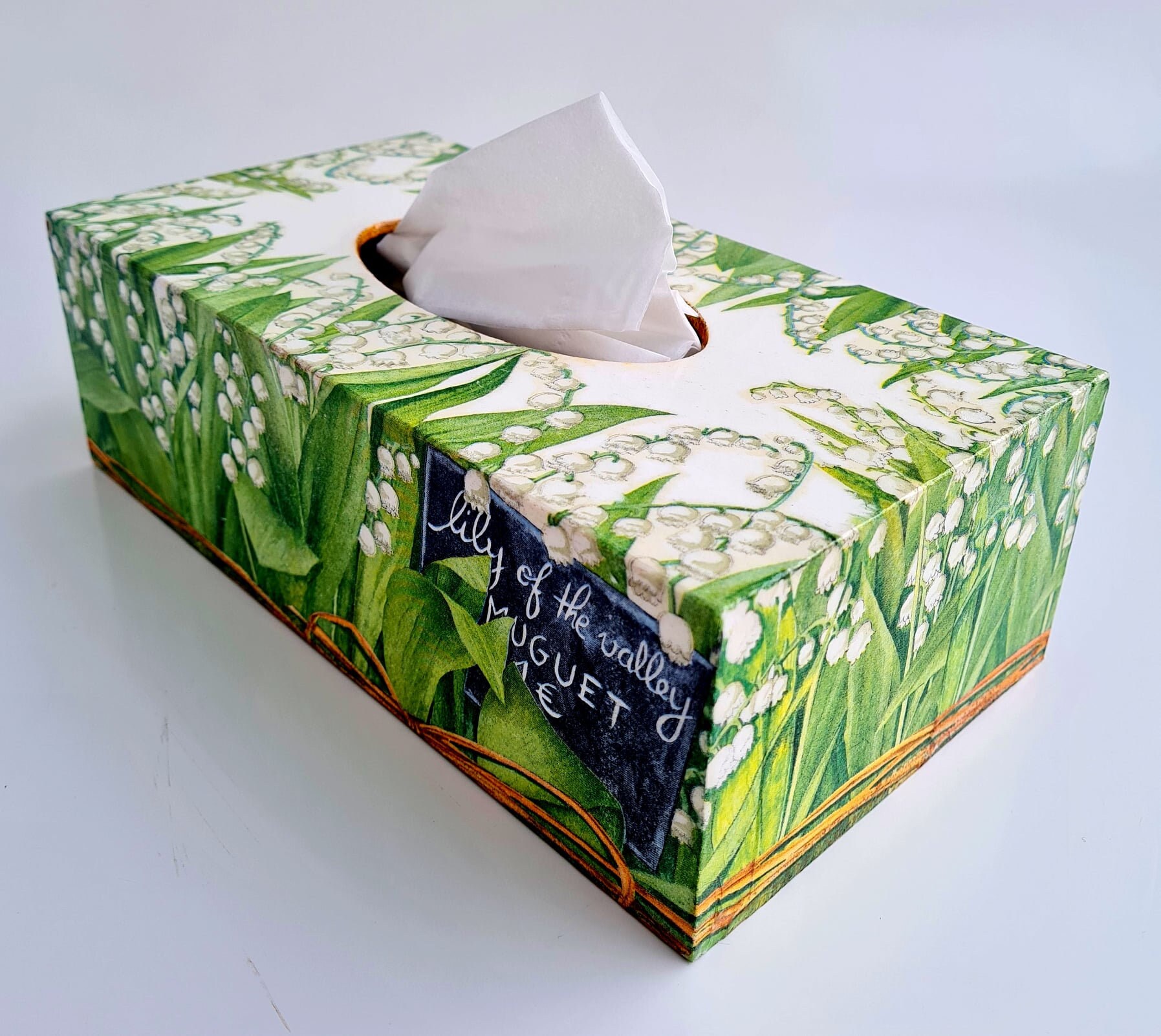 Lily of the Valley Wooden Tissue Box Cover Rectangular - Etsy