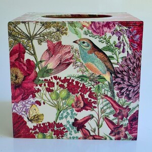 Stephania - Wooden Tissue Box Cover Cube - Etsy