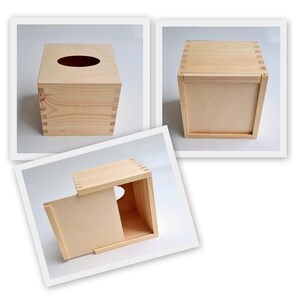 Stephania - Wooden Tissue Box Cover Cube - Etsy