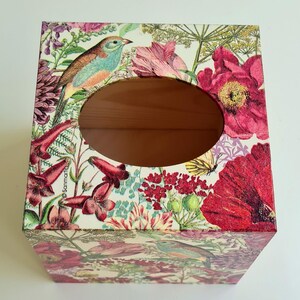 Stephania - Wooden Tissue Box Cover Cube - Etsy