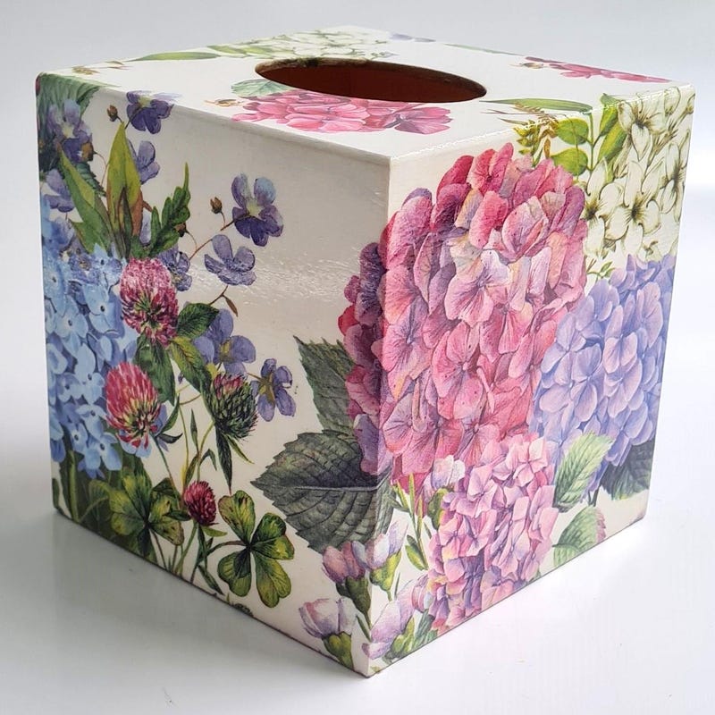 Decoupage Hydrangea Tissue - Etsy UK