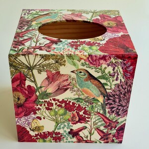 Stephania - Wooden Tissue Box Cover Cube - Etsy