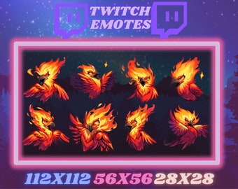 Phoenix Emotes, Twitch Emotes, Youtube Emotes, Discord Emotes, Streamer ...