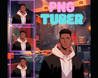 Black Girl/ Light Skinned Girl Pngtuber | Streaming | Twitch Kick ...