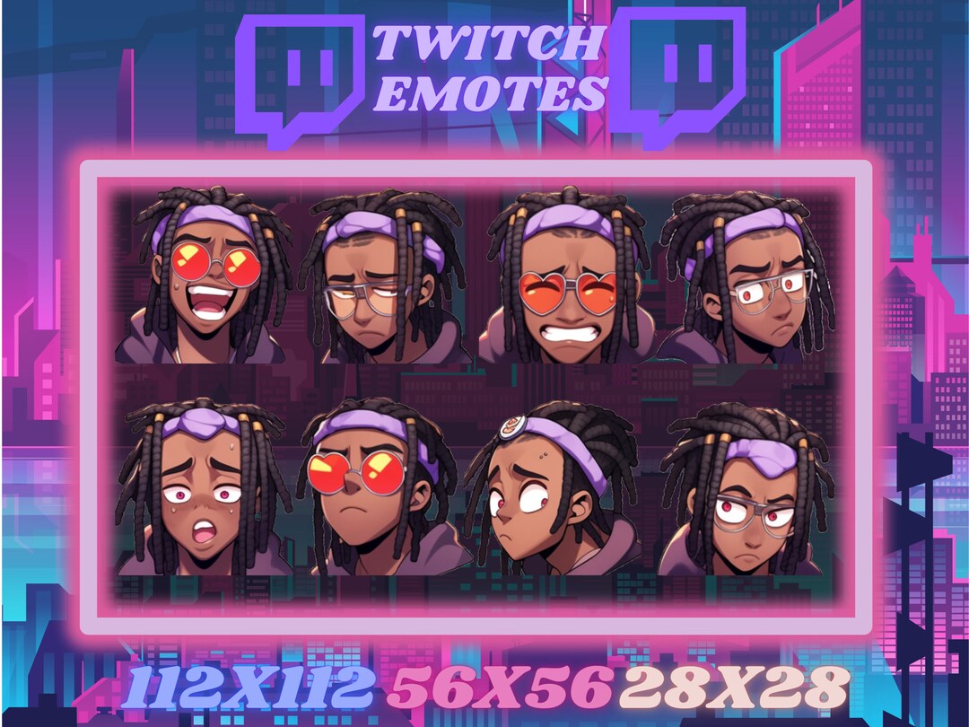 8 Dread Head Twitch Emotes - Etsy