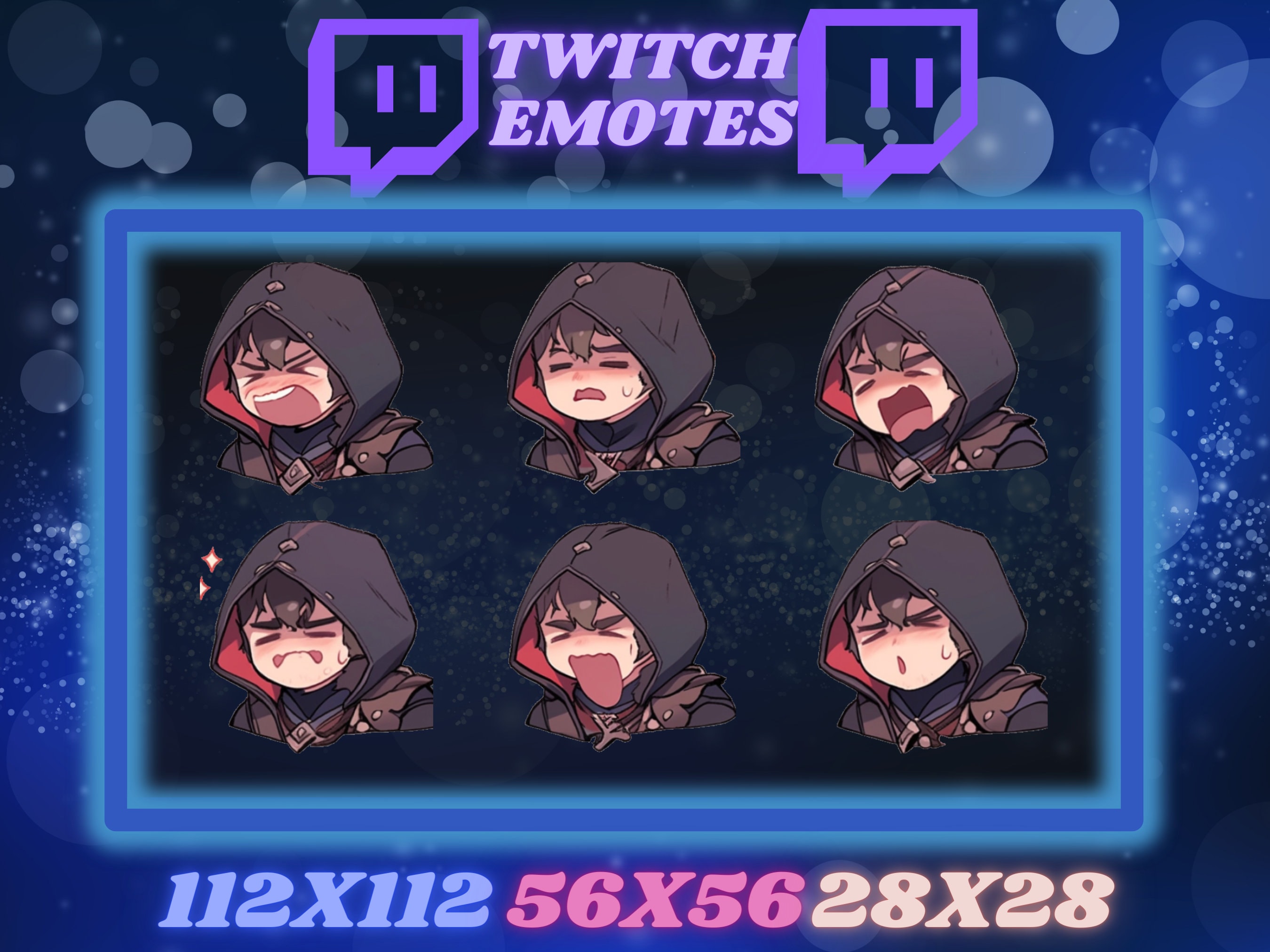 6 Assassin Twitch Emotes - Etsy