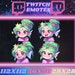 8 Black Fairy Twitch Emotes - Etsy