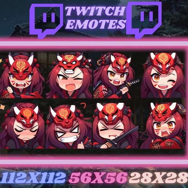 Samurai Emotes - Etsy