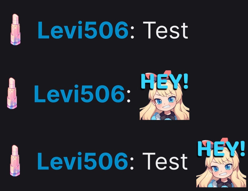 8 Alice Twitch Emotes - Etsy