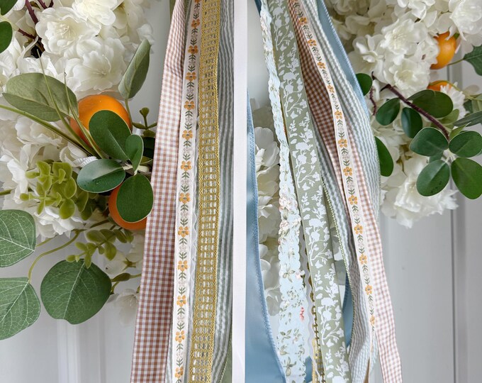 Spring Garden- Ribbon Set for Wreath - Etsy