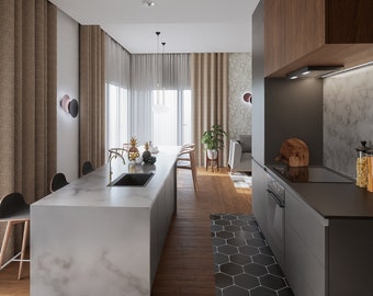 3D Rendering Custom Photorealistic Architecture MODERN House - Etsy