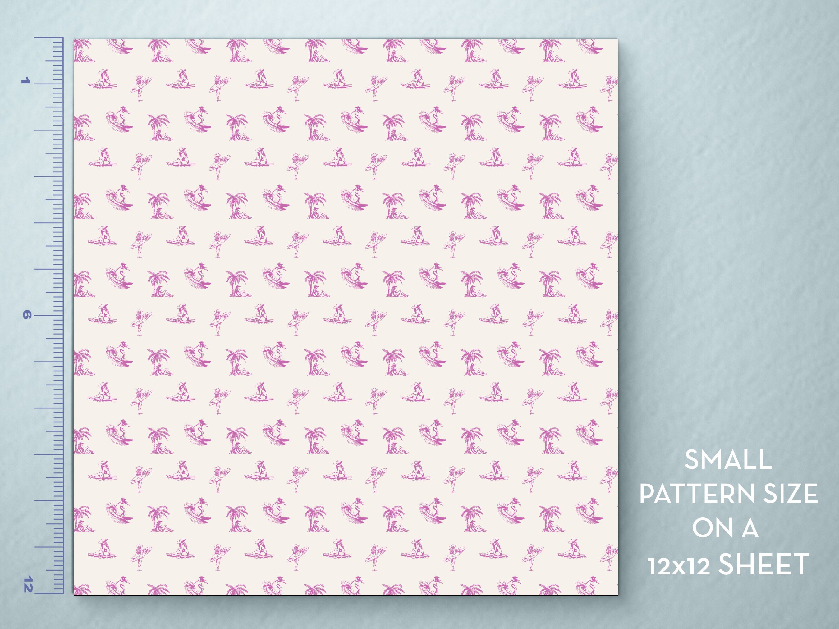Surfing Cowgirl Vinyl, HTV, Indoor Vinyl, Printed Vinyl, Patterned ...
