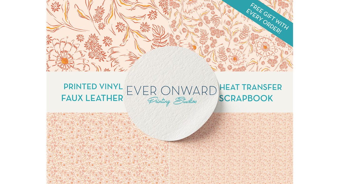 Light Pink Boho Vinyl, HTV, Indoor Vinyl, Printed Vinyl, Patterned ...