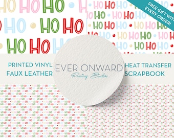 Christmas Holly Vinyl, HTV, Indoor Vinyl, Printed Vinyl, Patterned ...