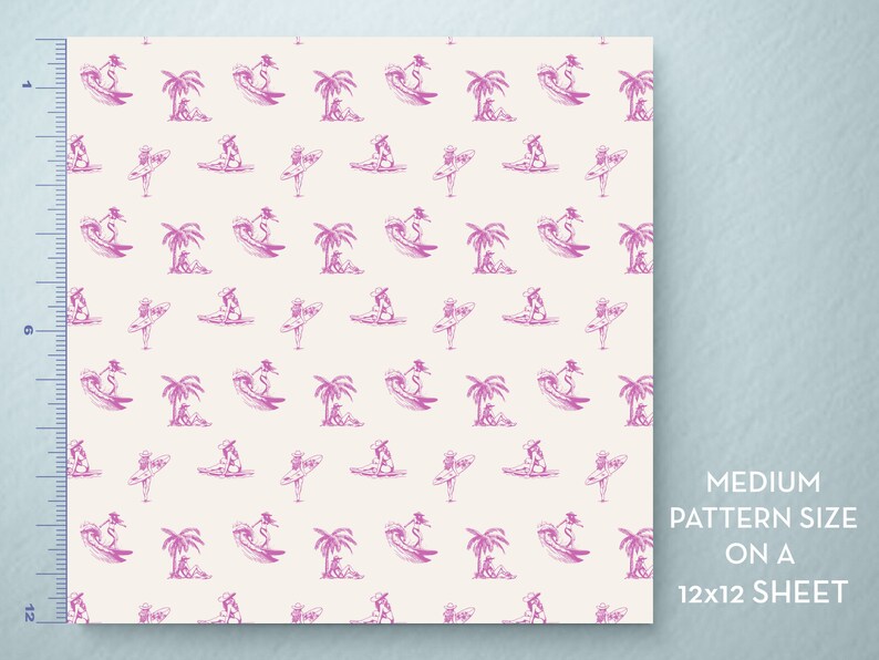 Surfing Cowgirl Vinyl, HTV, Indoor Vinyl, Printed Vinyl, Patterned ...