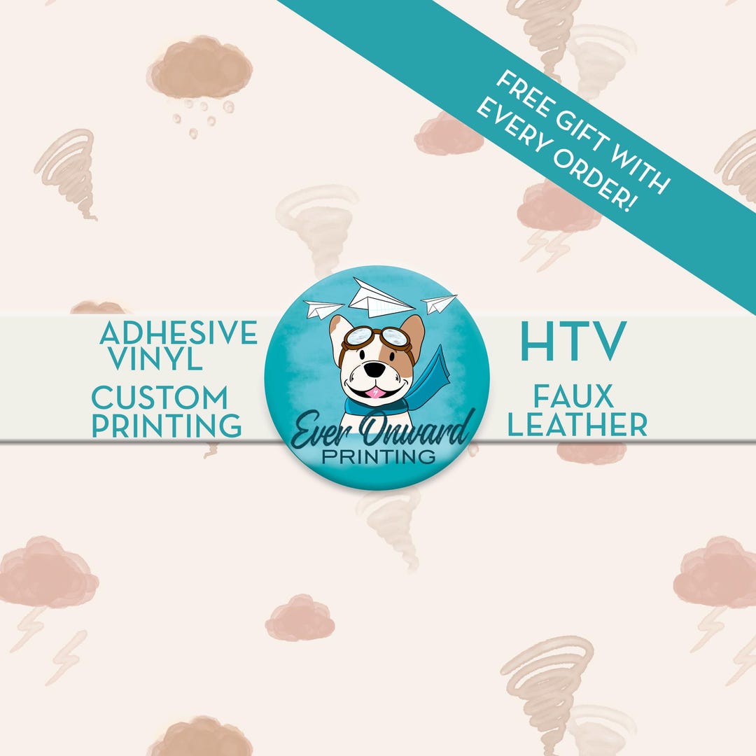 Boho Clouds and Lightning Vinyl, HTV, Indoor Vinyl, Printed Vinyl ...