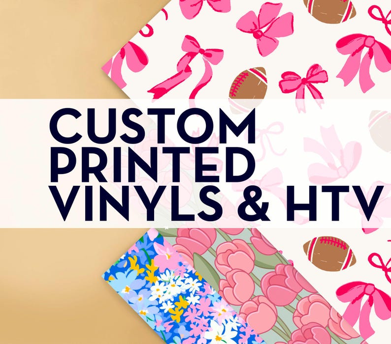 Custom Printed Vinyls, HTV, Indoor Vinyl, Printed Vinyl, Patterned ...
