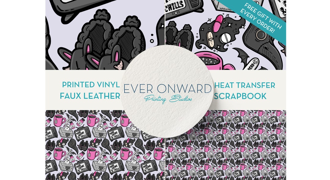 True Crime Halloween Vinyl, HTV, Indoor Vinyl, Printed Vinyl, Patterned ...