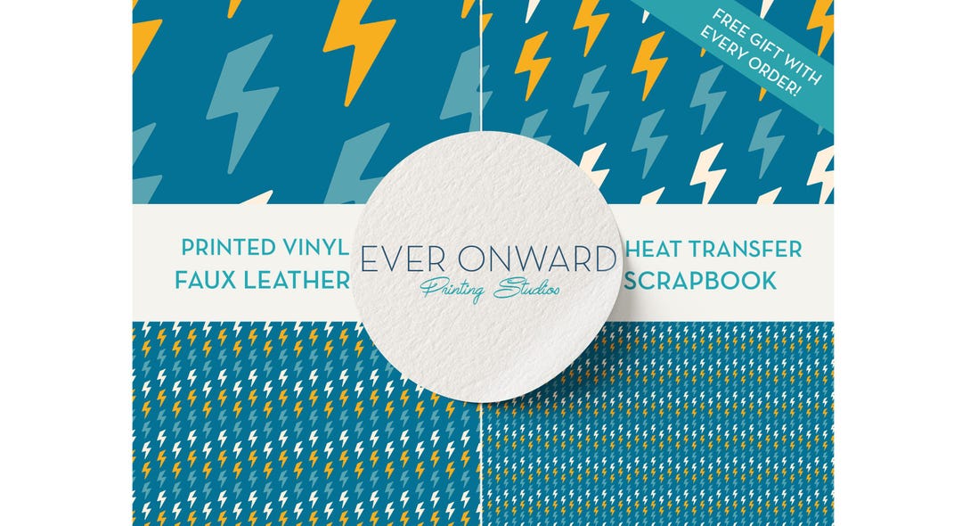 Electric Lightning Bolt Vinyl, HTV, Indoor Vinyl, Printed Vinyl ...