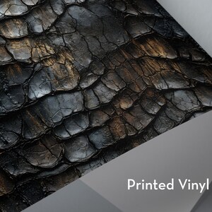 Black Dragon Scales Vinyl, HTV, Indoor Vinyl, Printed Vinyl, Patterned ...
