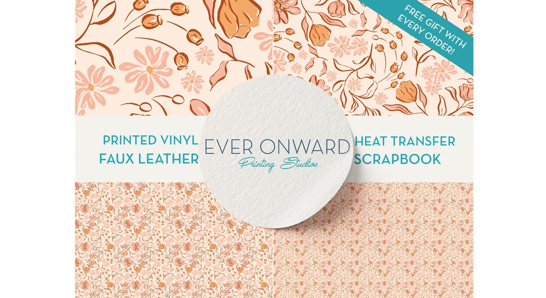 Light Pink Boho Vinyl, HTV, Indoor Vinyl, Printed Vinyl, Patterned ...