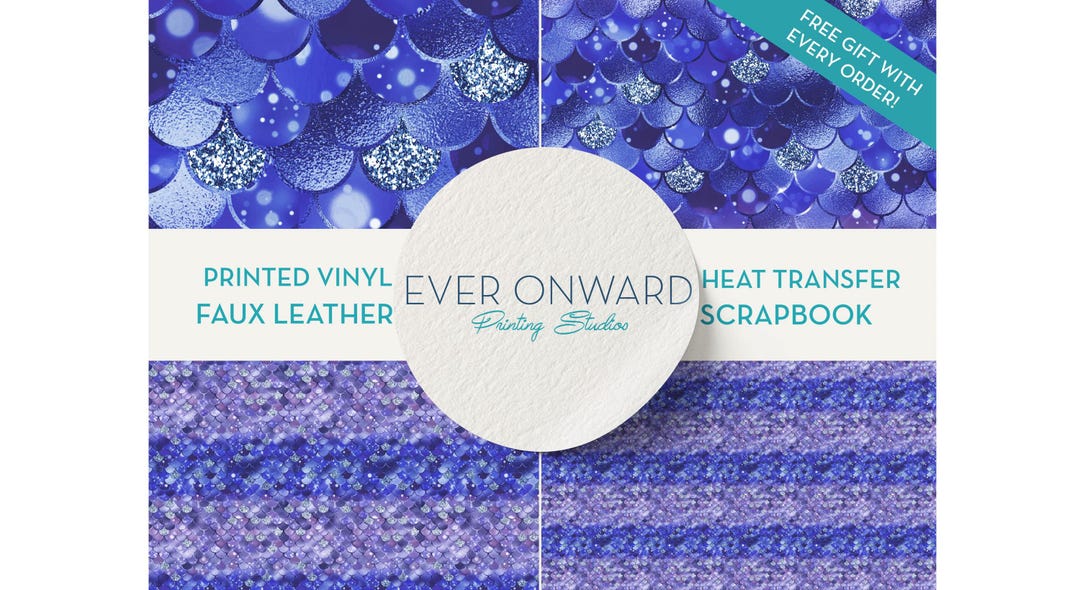 Purple Mermaid Scales Vinyl, HTV, Indoor Vinyl, Printed Vinyl ...