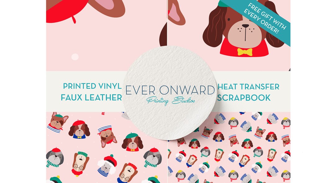 Dogs in Sweaters, HTV, Indoor Vinyl, Printed Vinyl, Patterned Vinyl ...