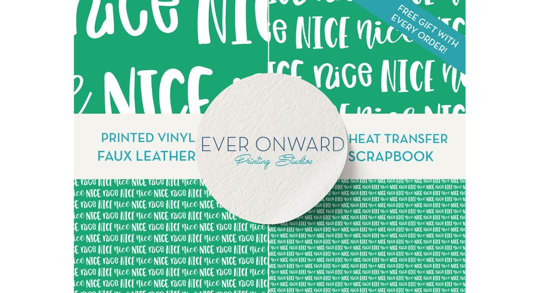 Nice and Bright Vinyl, HTV, Indoor Vinyl, Printed Vinyl, Patterned ...