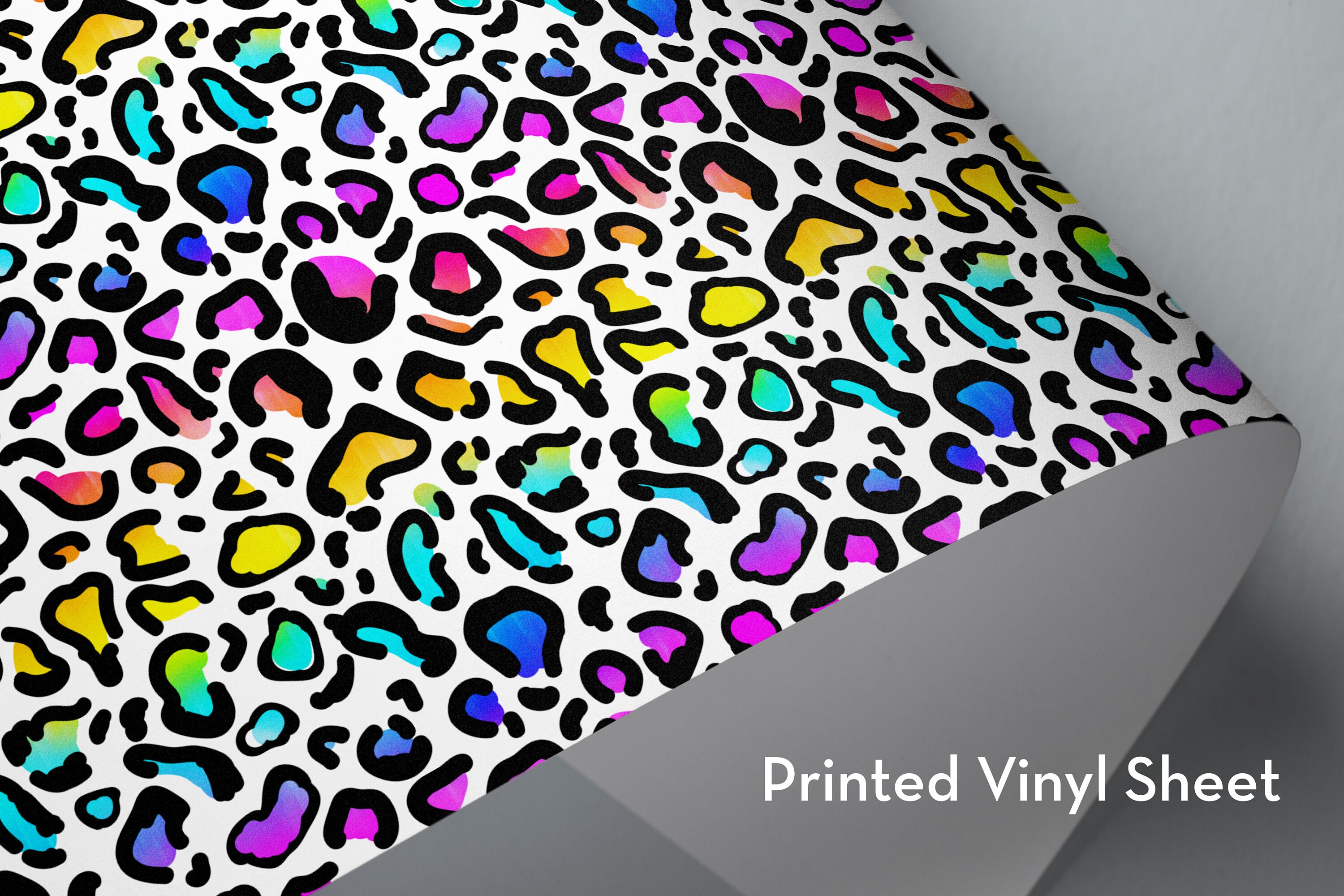 Pride Leopard Print Vinyl HTV Indoor Vinyl Printed Vinyl - Etsy