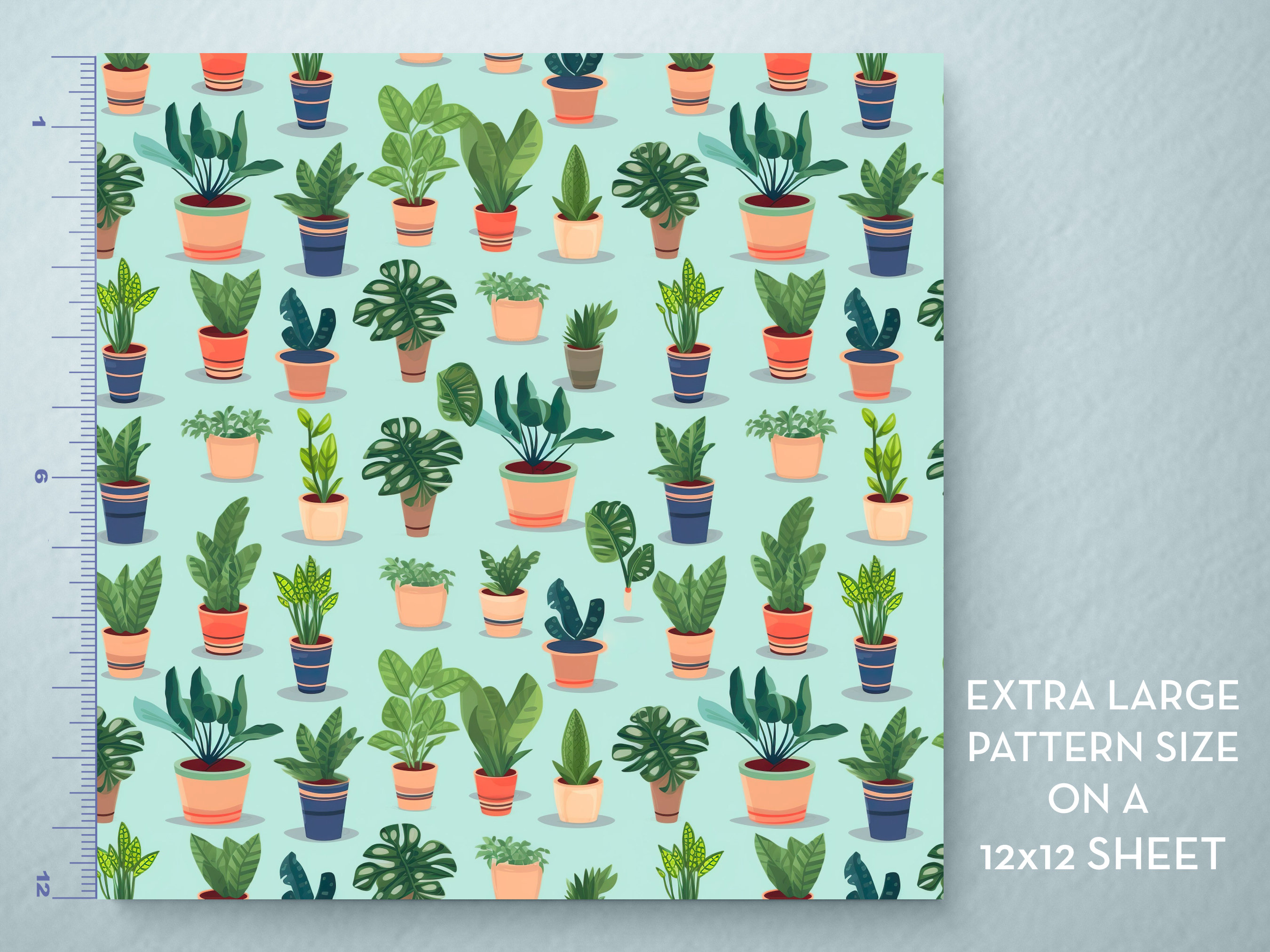 Cute House Plants Vinyl HTV Indoor Vinyl Printed Vinyl - Etsy