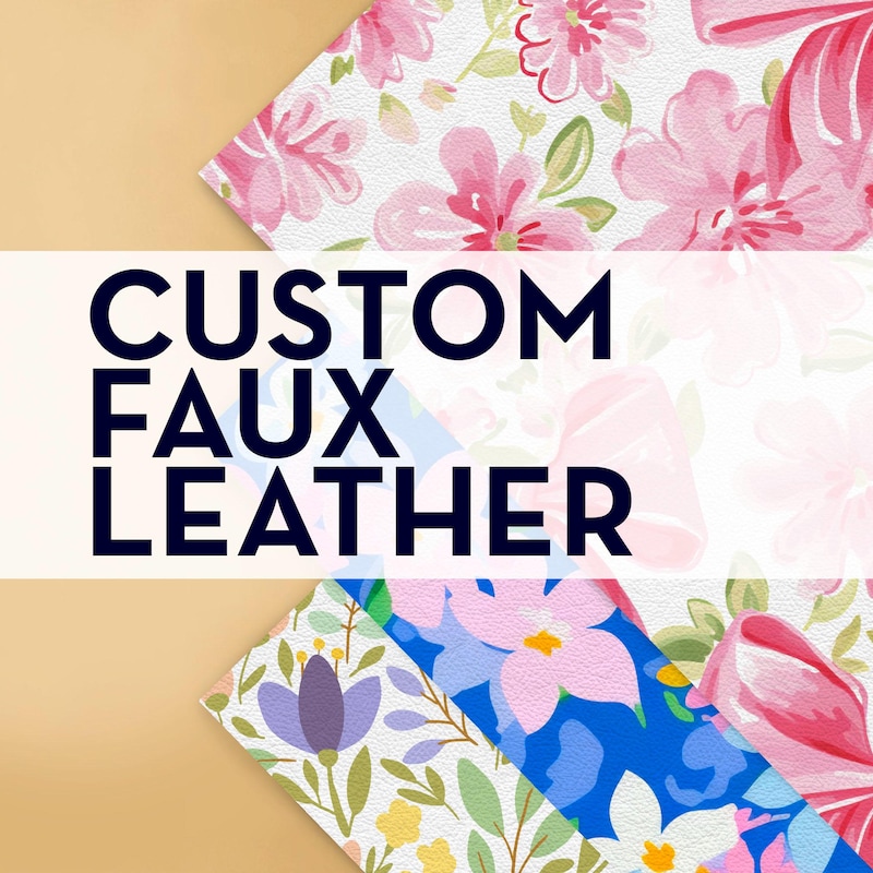 Custom Faux Vinyl Roll - Etsy