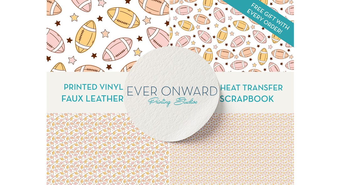 Football Vinyl, HTV, Indoor Vinyl, Printed Vinyl, Patterned Vinyl ...