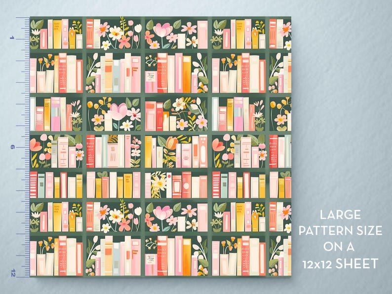 Colorful Bookshelf, Book Lover Vinyl, HTV, Indoor Vinyl, Printed Vinyl ...