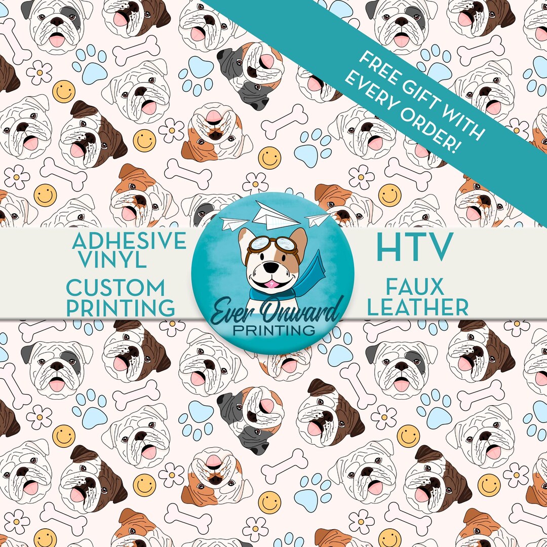 Bulldogs Vinyl, HTV, Indoor Vinyl, Printed Vinyl, Patterned Vinyl, Cork ...
